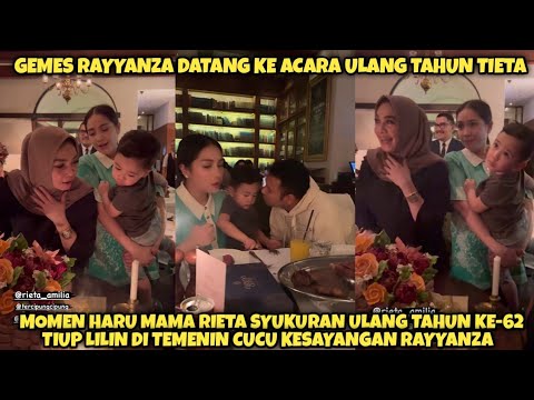 RAYYANZA HAPPY BANGET DATANG KE ACARA SYUKURAN ULANG TAHUN TIETA - YouTube