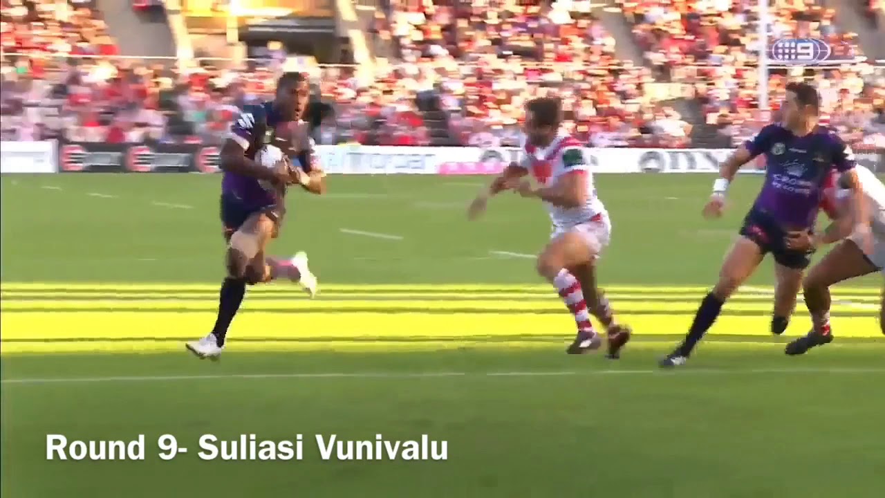 NRL 2017 - Best Tries From Every Round - YouTube