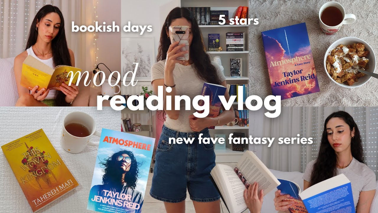 cozy reading vlog ☁ a 5 star read & new favorite fantasy series - YouTube