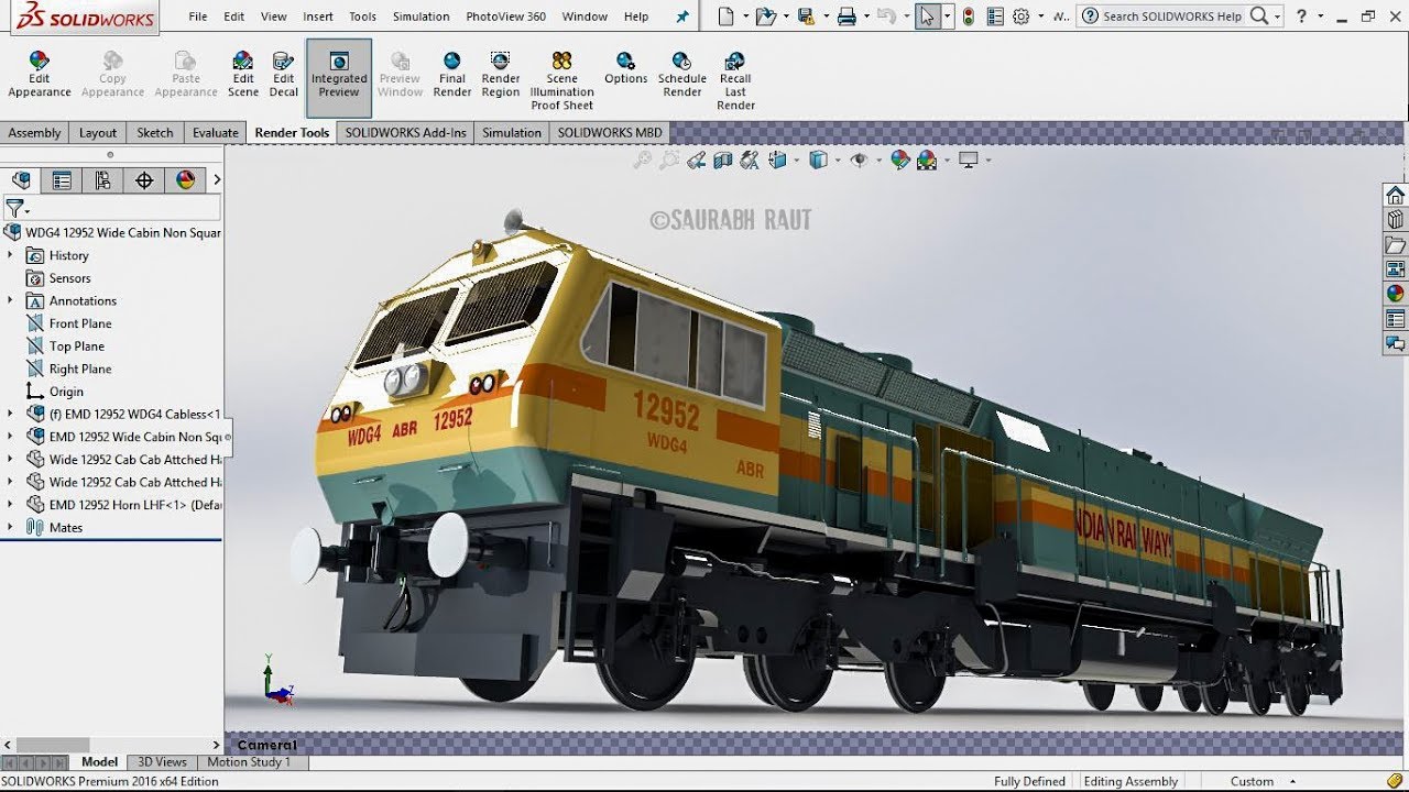 SolidWorks Train Modelling Tutorials - S01 E07: The Wheel assembly ...