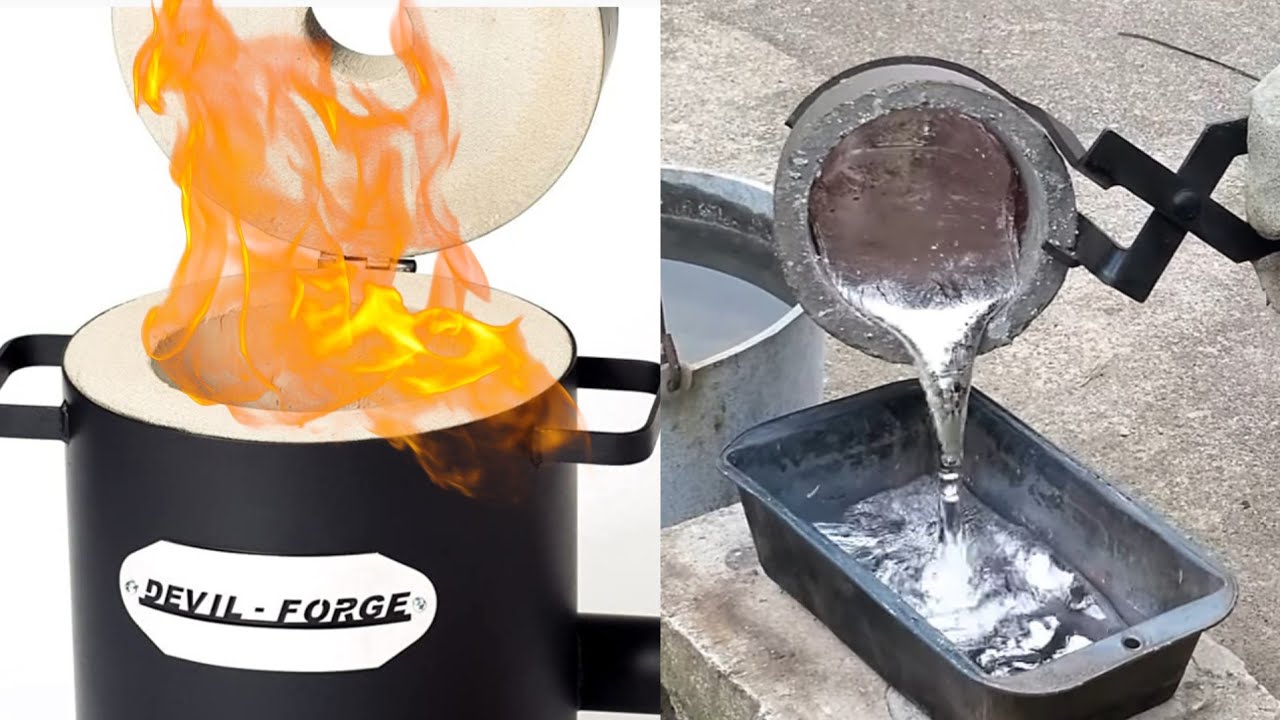 I Bought an Aluminum Melter (Devil Forge 10KG Propane Furnace) Review ...