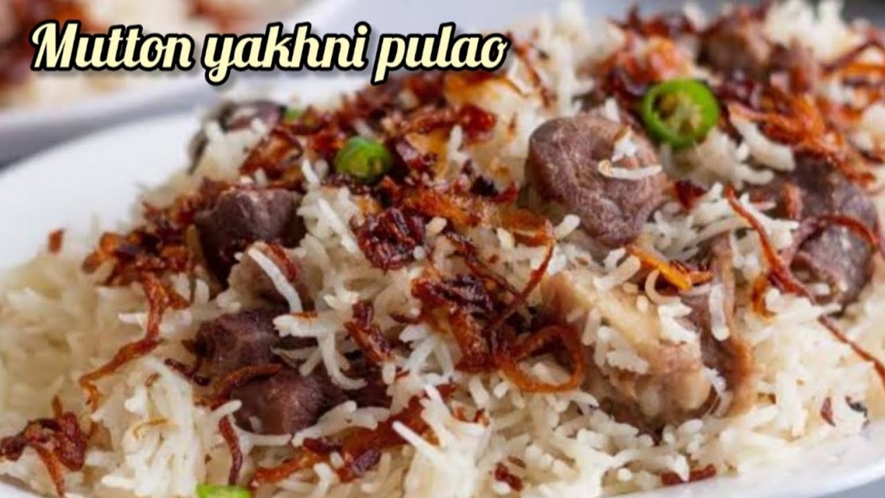 Mutton yakhni palou recipe 🍛 - YouTube
