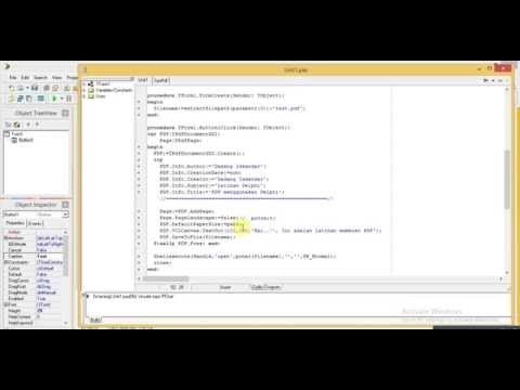 How to create PDF file with Delphi using SynPDF - YouTube