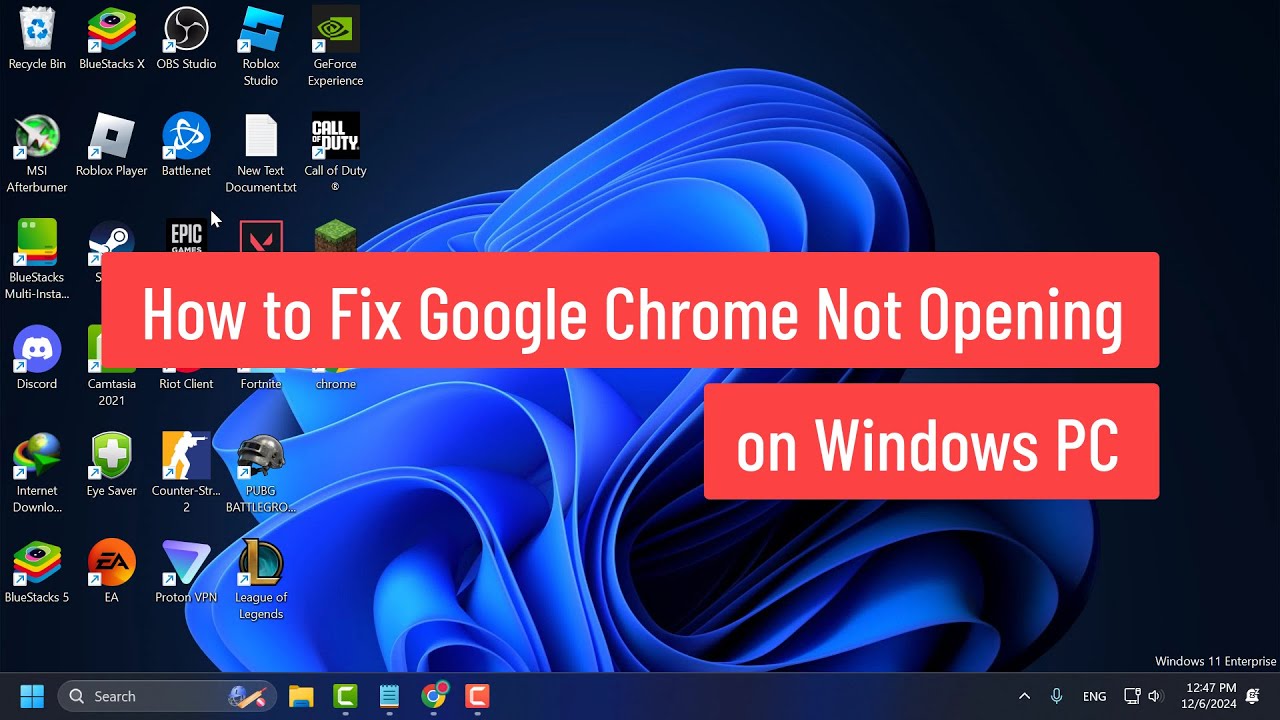 How to Fix Google Chrome Not Opening on Windows PC (2024) - YouTube