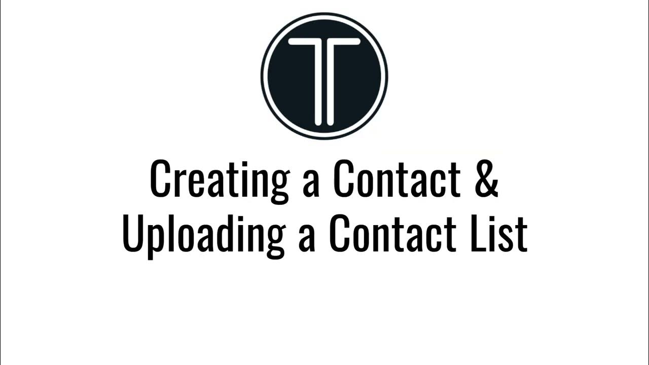 How to Create and Upload a Contact List for Texting in TextingOnly Platform - YouTube