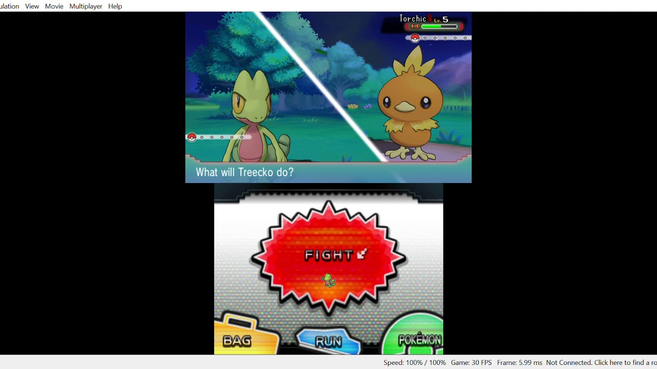 3ds emulator - Pokemon alpha sapphire (low-end laptop) - YouTube