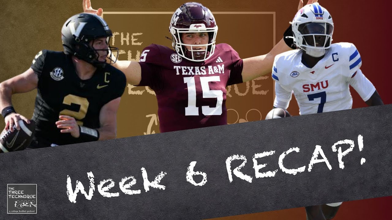 Week 6 LIVE Recap: Vandy SHOCKS Bama, A&M DISMANTLES Missouri, and Top Teams Struggle! - YouTube