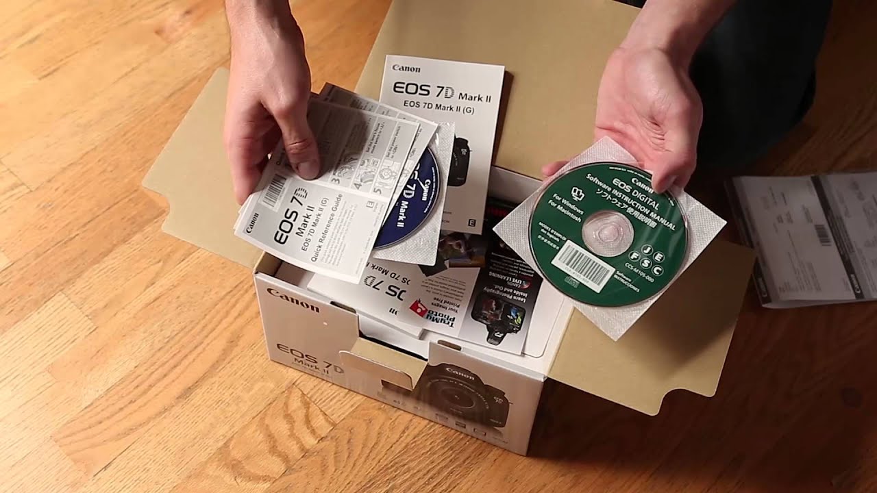 Canon 7D Mark II Unboxing (7D2 body only) - AKPHOTO.COM - YouTube