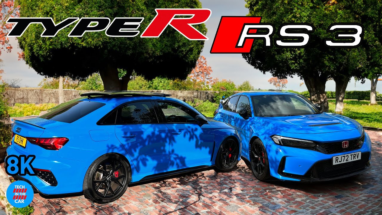 Performance Sedan Battle: Civic Type R VS Audi RS3 | 8K - YouTube