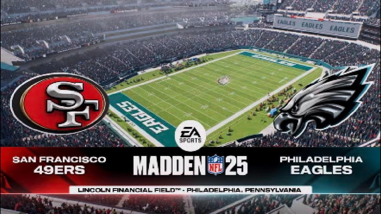 1st Win | 49ers vs Eagles (Madden 25 Online Head To Head Gameplay) #2 ...