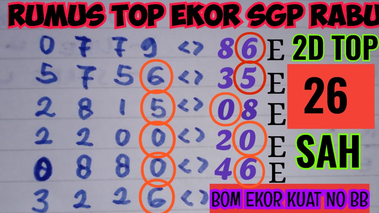 PREDIKSI SGP RABU 21 JUNI 2013||RUMUS SGP HARI INI RABU||BOCORAN TOGEL ...