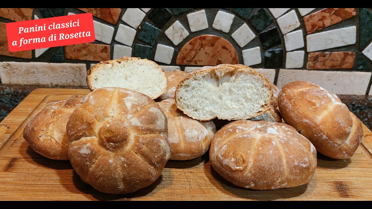 PANINI A FORMA DI ROSETTA, gustosissimi e con un impasto semplice da ...