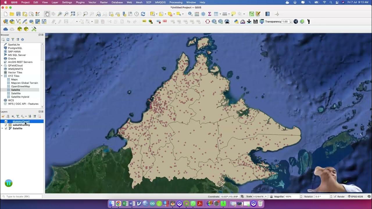 T3/13 How to import CSV data into the vector ESRI Shapefile - YouTube