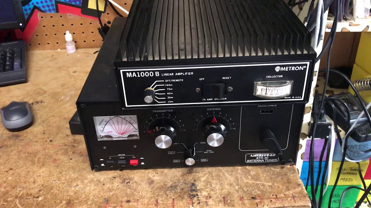 Metron MA 1000B Amplifier - YouTube