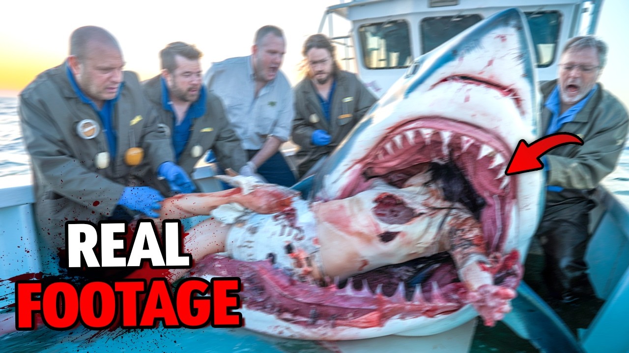 3 Female Bodies Found in 23 Foot Great White Shark - YouTube