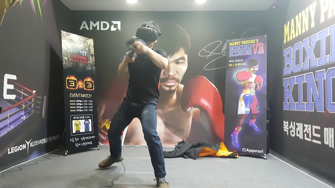 Boxing KIngs VR : current amateur boxer experience at 2017 G-Star - YouTube