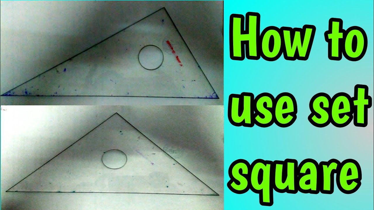 Where can we use set squares||हम सेट स्क्वायर का उपयोग कहां कर सकते हैं ...