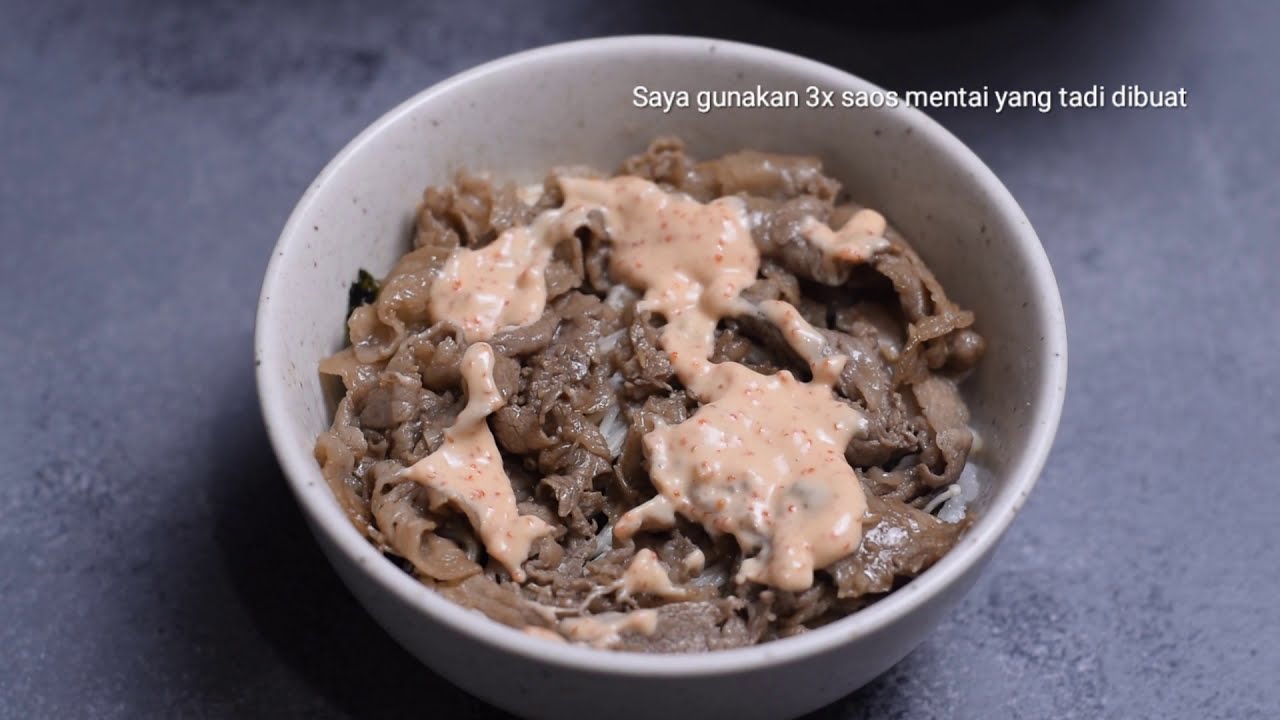 BEEF MENTAI RICE | Ala Rumahan, Mudah, Bisa Dijual | ASMR - YouTube