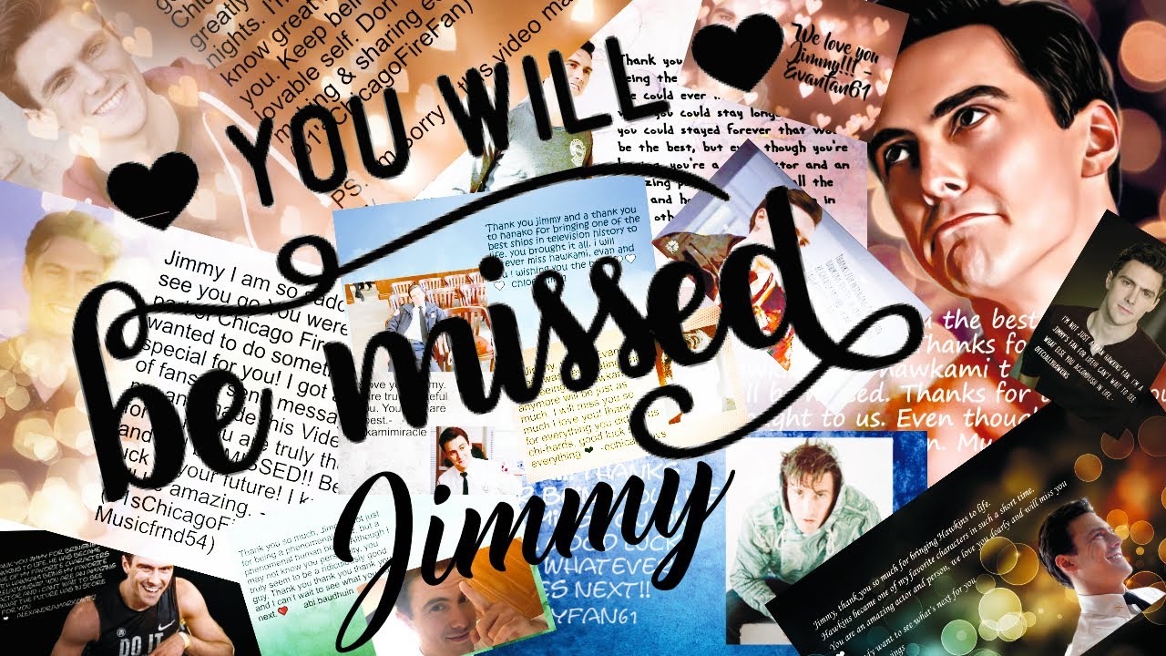 Jimmy Nicholas- You will be MISSED!! - YouTube