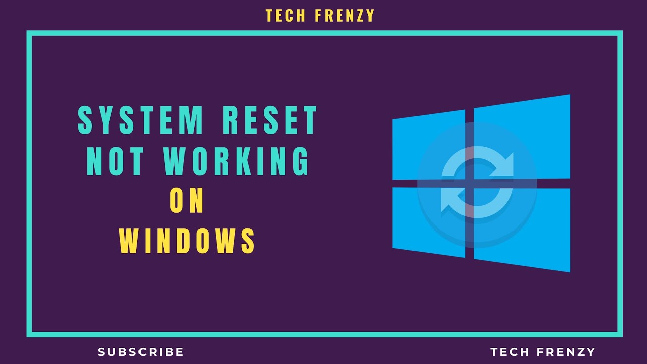 Unable to reset Windows 11/10? [Easy Fix] - YouTube