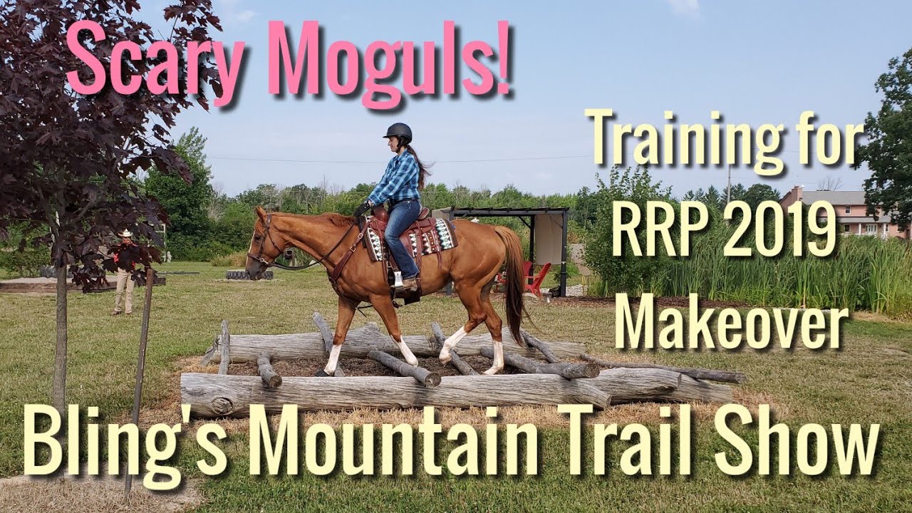 Bling conquers the Moguls in her mountain trail show - YouTube