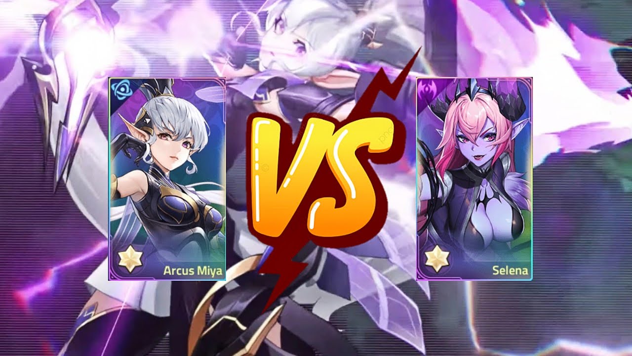 Arcus Miya vs Selena - Who's better? 🤔 | Mobile Legends: Adventure ...