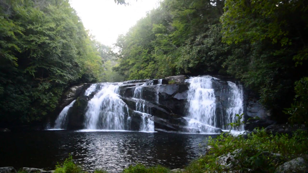 Middle Falls, Snowbird Creek - YouTube