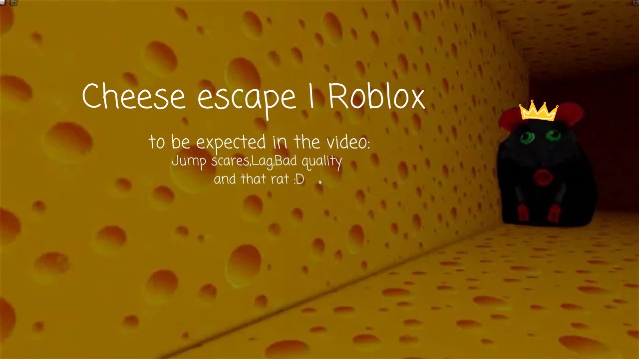 Roblox cheese escape chapter 1 | Roblox | Wait till the end for a ...