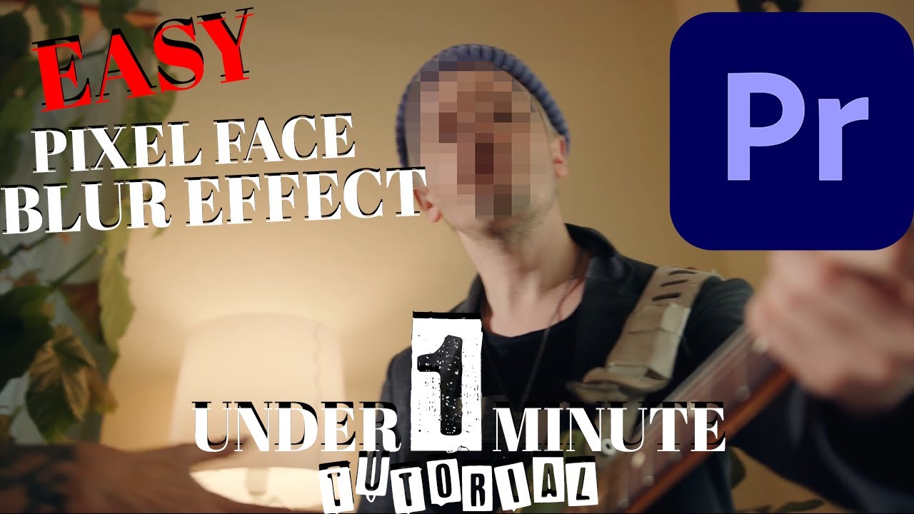 Pixel Face Blur Effect l Adobe Premiere Pro Tutorial (Under 1 min ...
