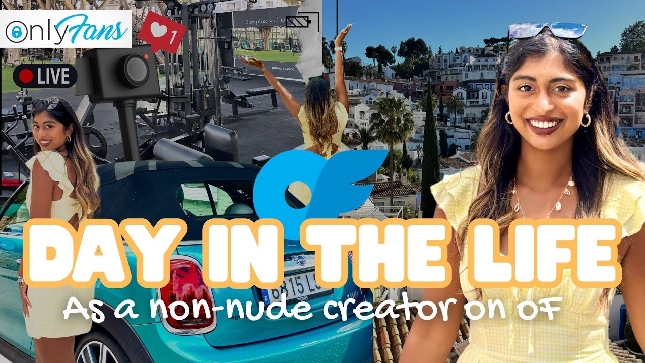 Day in the life of a NON-NUDE ONLYFANS creator! 🤩👀📸 - YouTube