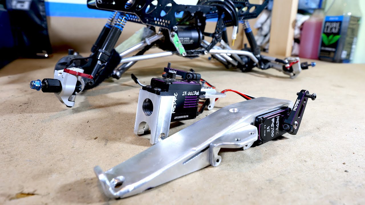 Making HEAVY DUTY Mounts for my new NSDRC RS700 V2 Servos! - YouTube