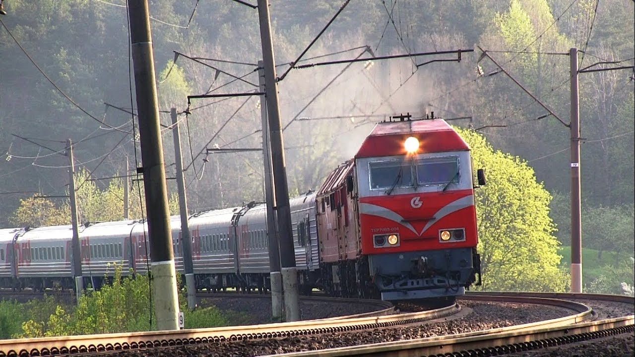 ТЭП70БС-004, ТЭП70БС-003 и ТЭП70БС-005 / TEP70BS-004, TEP70BS-003 and ...