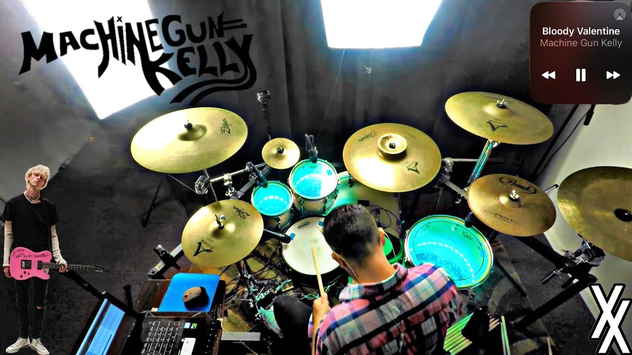 Machine Gun Kelly - Bloody Valentine - DRUM COVER - YouTube