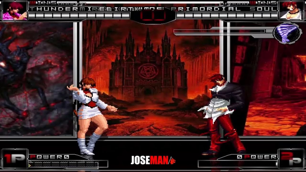 [KOF MUGEN] Thundermiss Shermie vs Rebirt of Primordial Soul - YouTube