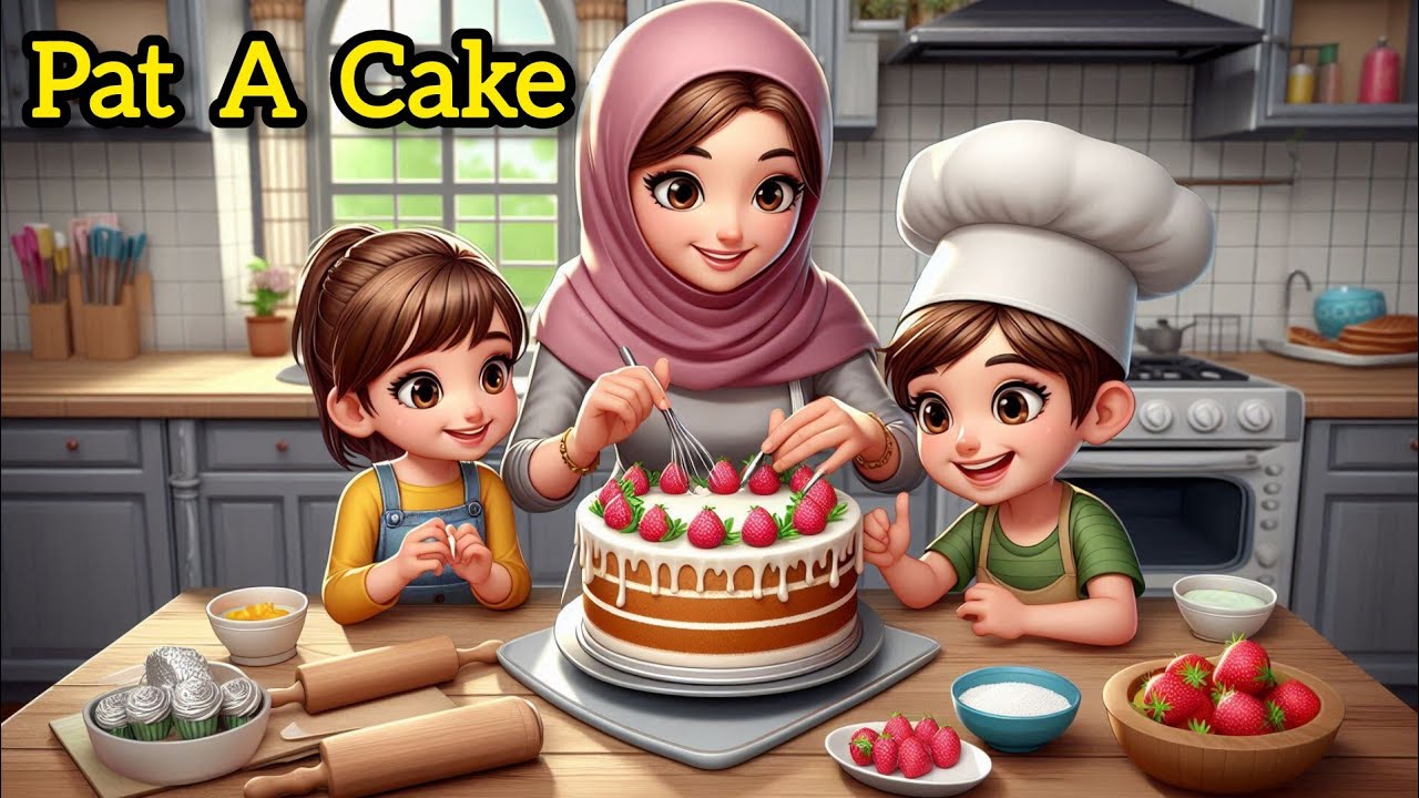 ‎Pat A Cake Poem | Cake Recipe | How To Make A Cake| Patty Cake Cartoon ...