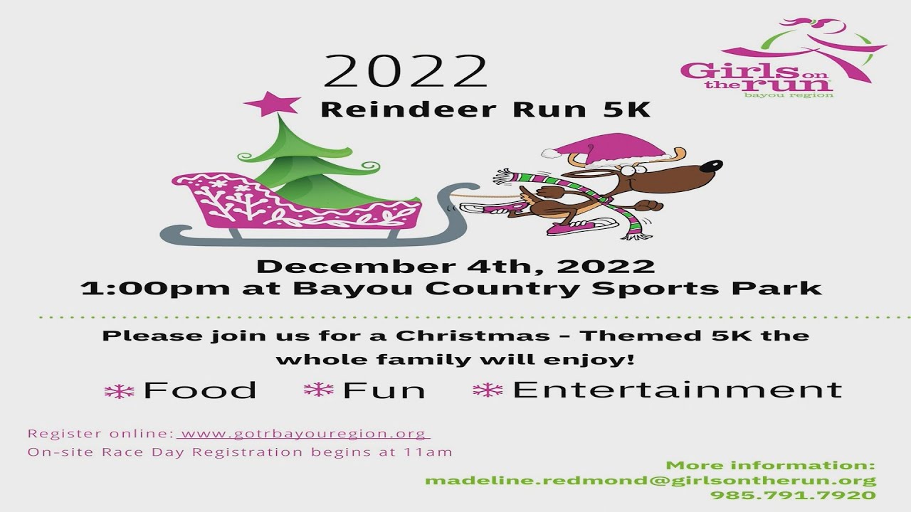 Girls On the Run - Reindeer Run 5K - YouTube
