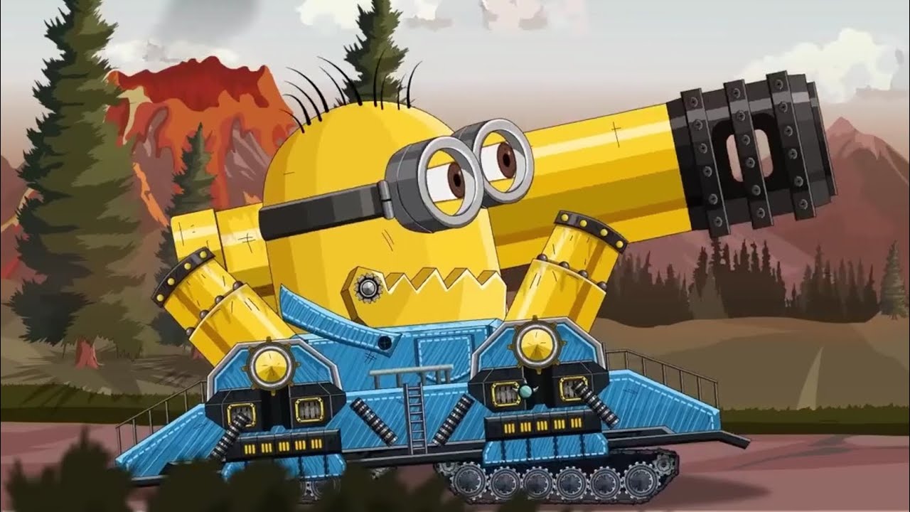cartoon about Tanks arena | Minions TANK #18 - YouTube
