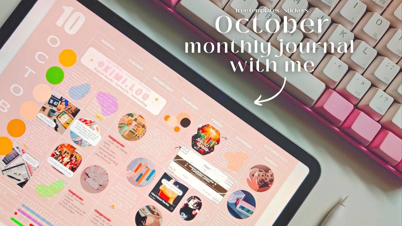 October Journal With Me | Free Templates + Stickers | GoodNotes 5 📖 ...