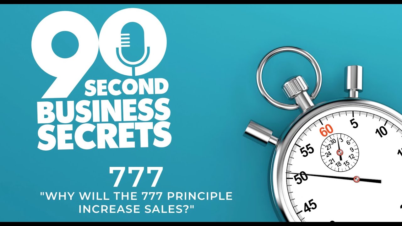 How to increase sales with 777 principle? - YouTube