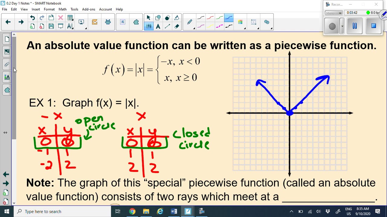 AS Algebra 2: Section 2 Day 1 Example 1 - YouTube