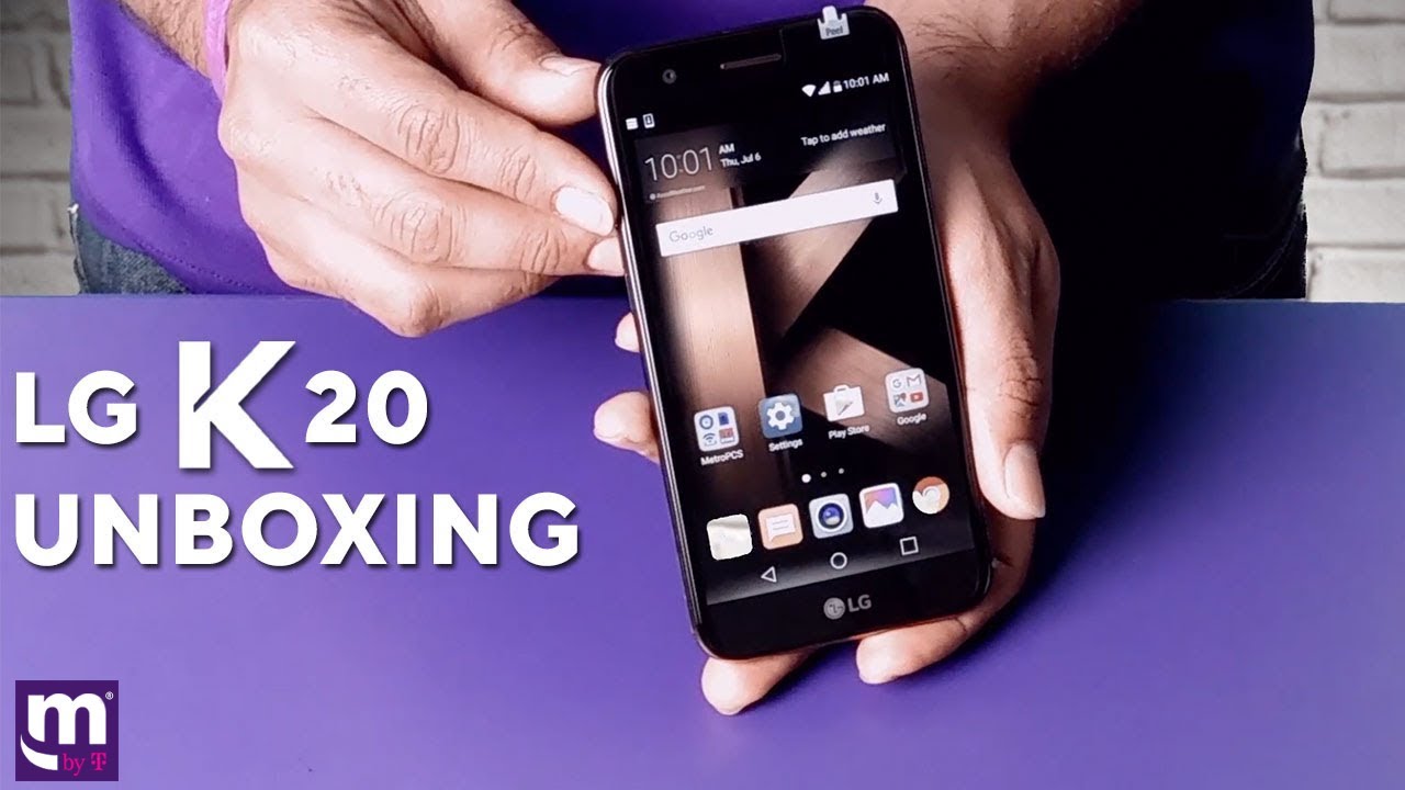 LG K20 Plus Unboxing | MetroPCS | Product Review - YouTube
