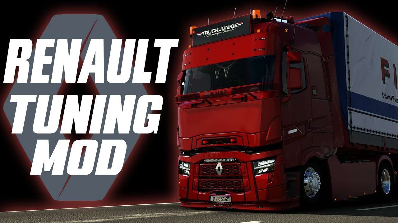 ETS2 1.46 RENAULT MEGA TUNING MOD - YouTube
