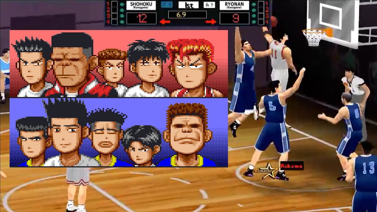 Slamdunk Mobile - Slamdunk interhigh Best game shohoku VS ryonan 2 ...