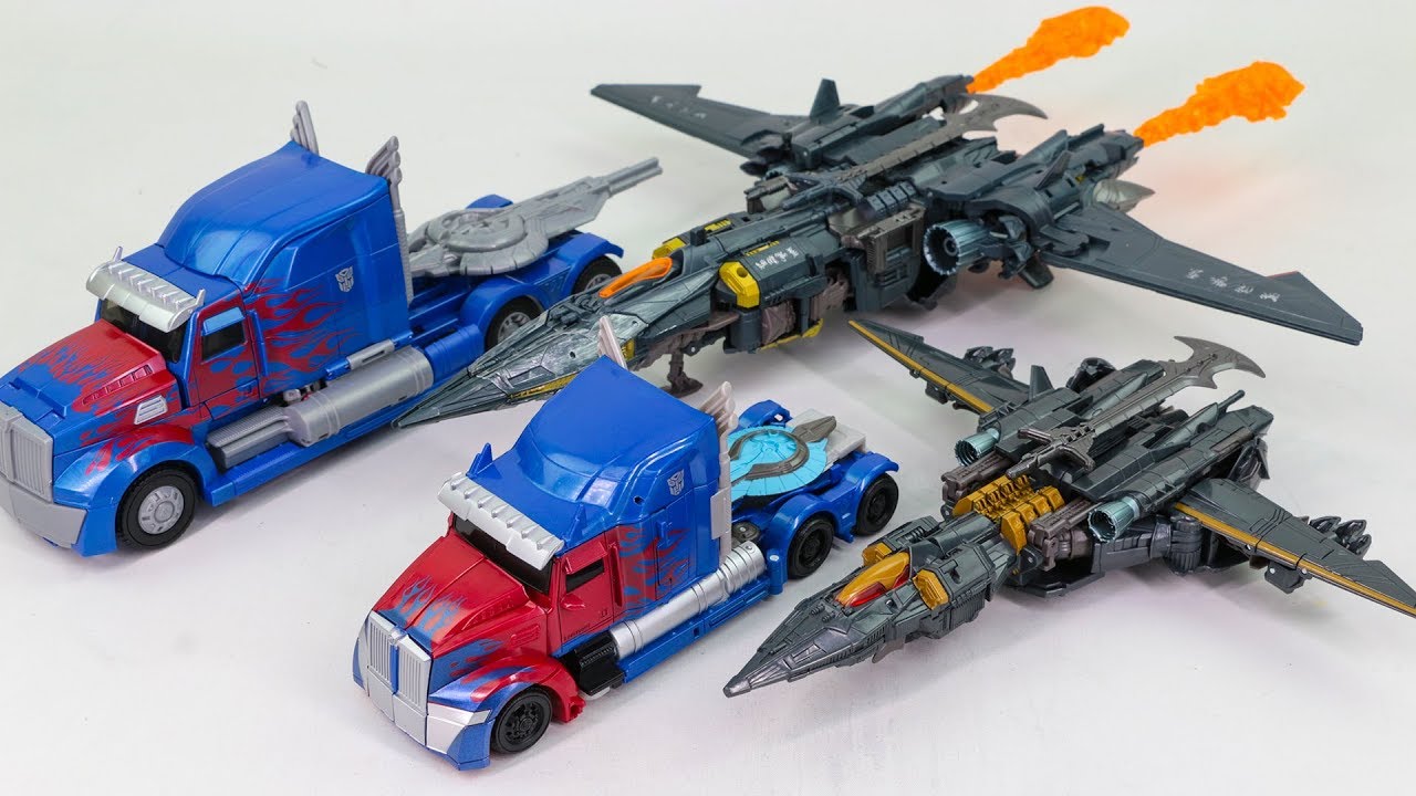 Transformers 5 TLK Leader & Voyager Class Megatron Optimus Prime Truck ...