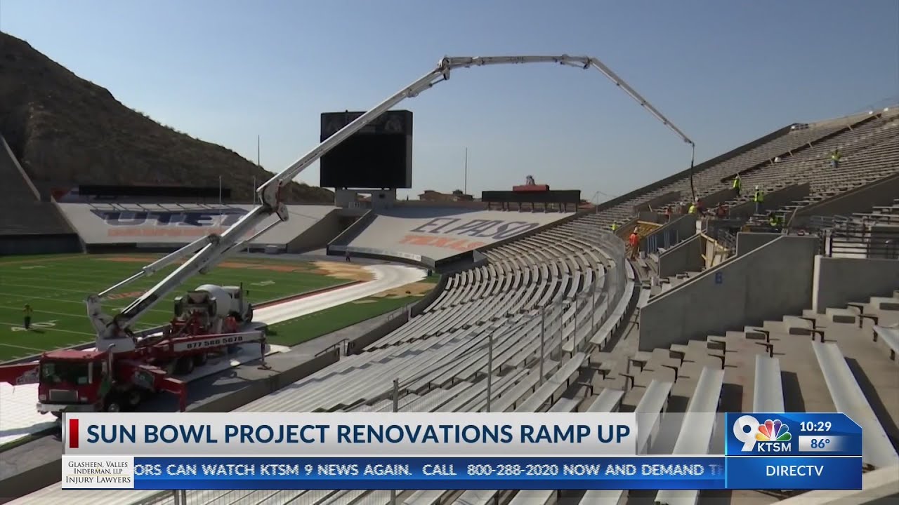 Sun Bowl project renovations ramp up - YouTube