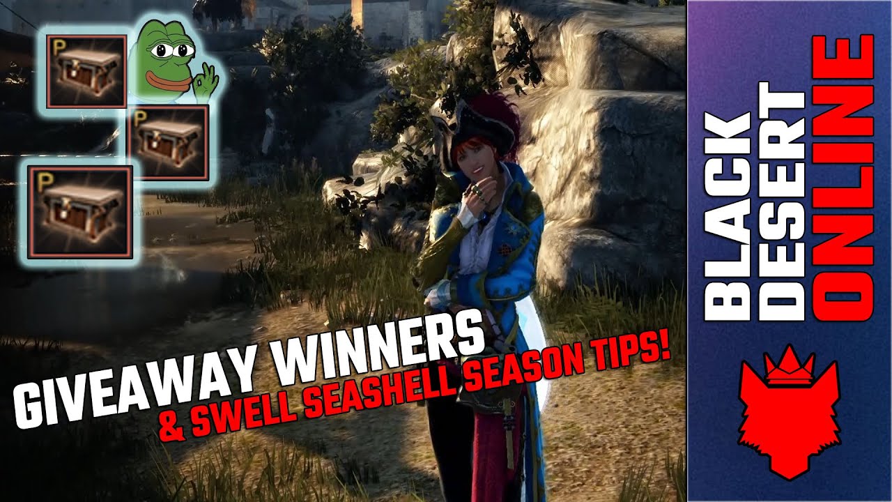 Season Swell Seashells Rewards Tips & Corsair Giveaway Winners | BDO ...