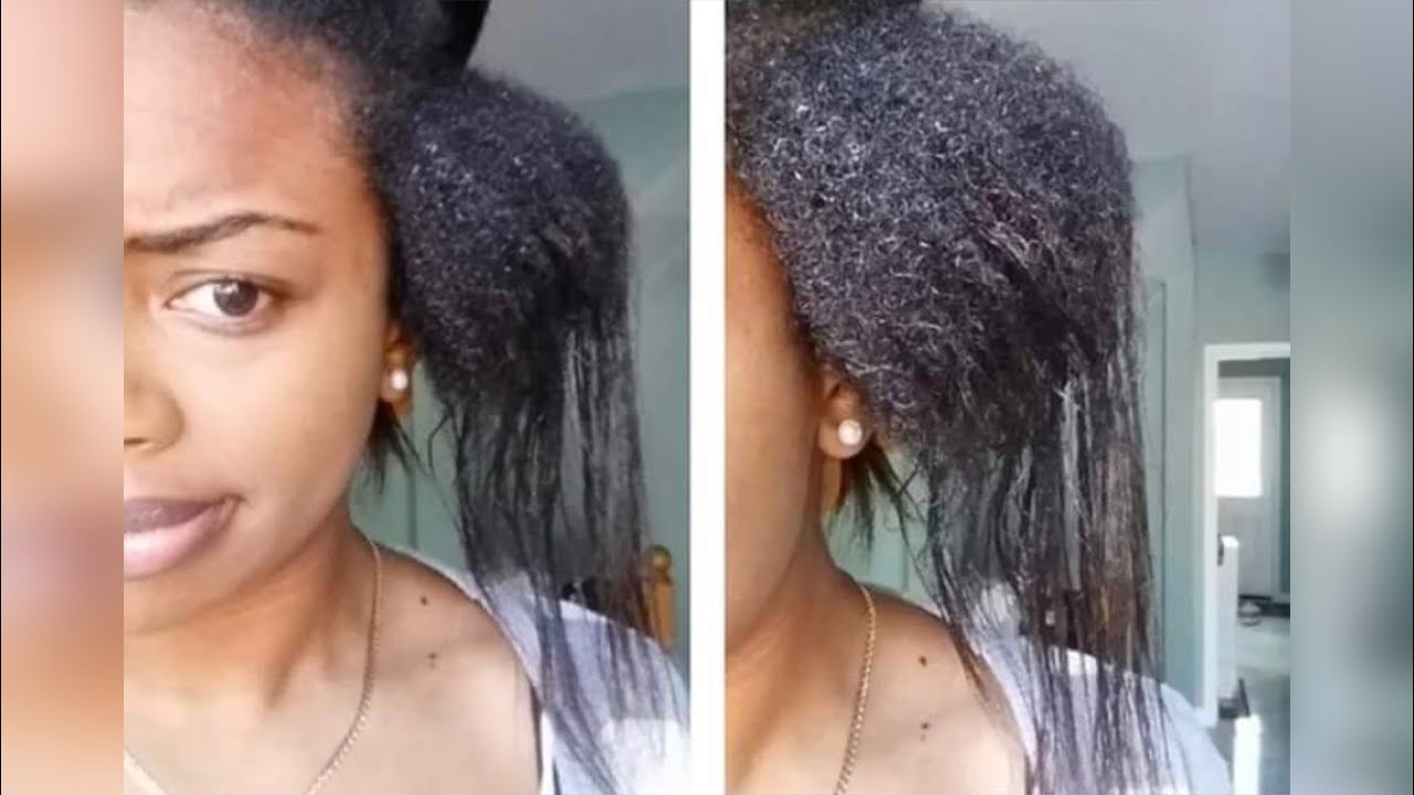 Comment avoir des cheveux naturels après un défrisant sans les couper # ...