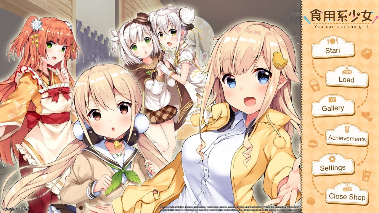Food Girls - Primeros Minutos - Gameplay Novela Visual, Casual, Estilo ...