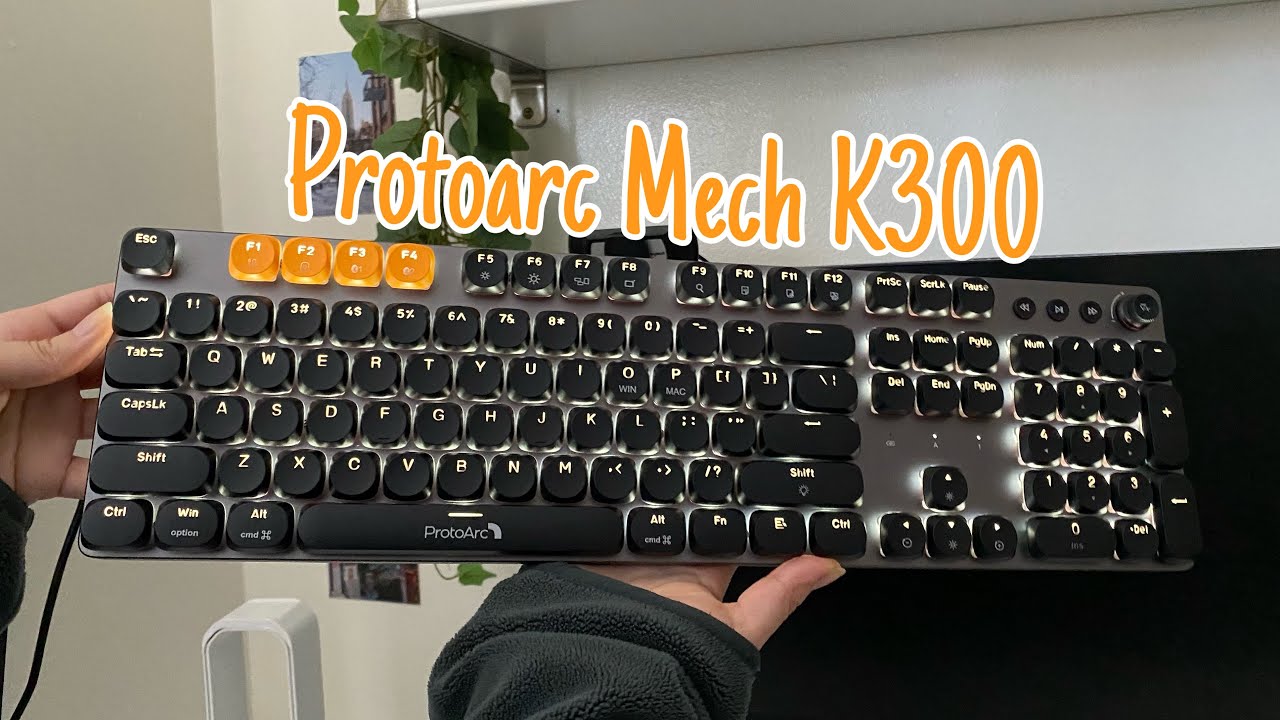 The Low Profile Protoarc Mech K300 Mechanical Keyboard: Slim and ...