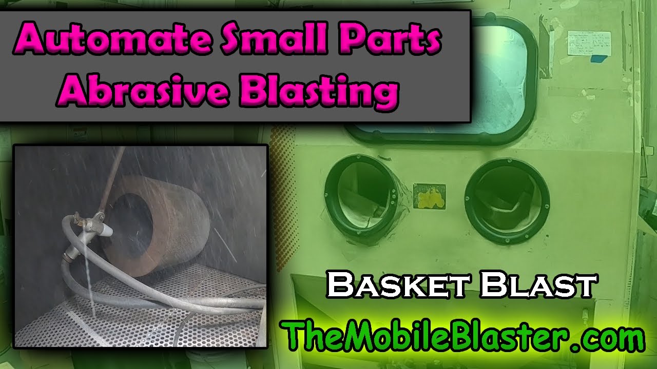Automated Abrasive Blasting Small Parts in Your Blast Cabinet - YouTube